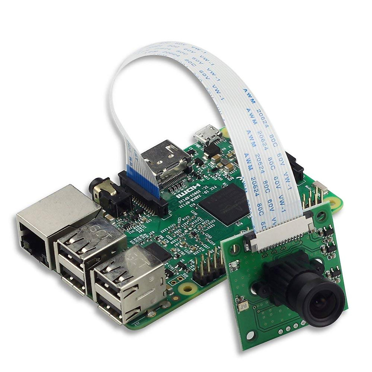 Arducam Raspberry Pi Camera Set for Raspberry Pi Zero, Pi 3/3 b+, 4b