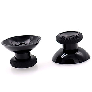 Deal4GO 2 Pack Replacement OEM Concave Analog Thumbsticks Set for Xbox one Controller Rubber Joystick Grips (Grey)