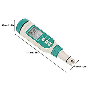 Deosdum Smart Sensor AR8012 Electronic Salinity Meter Portable Digital Salinity Meter with LCD Display