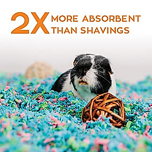 carefresh 99% Dust-Free Tutti Frutti Natural Paper Small Pet Bedding with Odor Control, 23 L