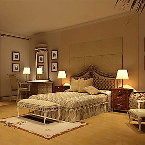 Lxcom Lighting G45 LED Bulb 5W Globe Vanity Light Bulb E14 Candelabra Base 50W Equivalent Warm White 3000K LED Round Light Bulb 500LM for Makeup Mirror Bathroom Home Lighting, 6 Pack