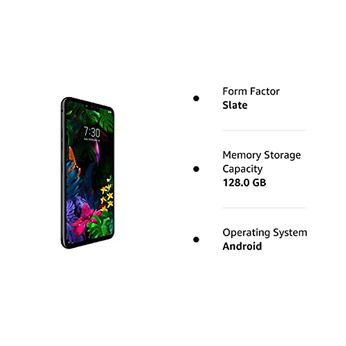 LG G8 ThinQ - 128GB - Verizon (Renewed) (Aurora Black)