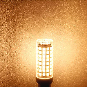 SYXKJ G9 Led Bulb, Dimmable 75W Halogen Bulb Equivalent, All New 7W G9 Bulb, 750lm AC120V Input, G9 bi-pin Base Corn Bulb,Warm White 4pack