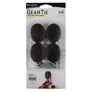 Nite Ize Gear Tie Large Mounting Docks - 4 Pack