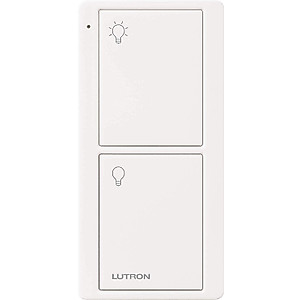 On/Off Switching Pico Remote for Caseta Smart Home Switch White
