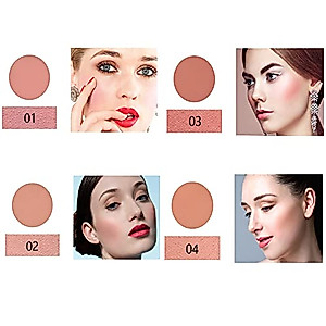 Makeup 8 Color Blush Palette, Contour and Highlight Blush Palette Matte Blush Powder Bright Shimmer Face Cosmetics Blusher Light Face Blush Palette with Blush Brush