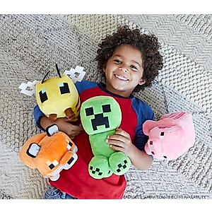 Mattel Minecraft Basic 8-inch Plush Creeper Stuffed Animal Figure, Soft Doll Inspired by Video Game Character