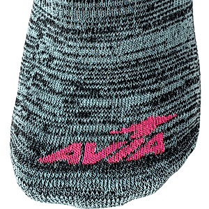 Avia Girls' Socks - 10 Pack Athletic Low Cut No Show Cushioned Liners, Size Medium, Turquoise Multi