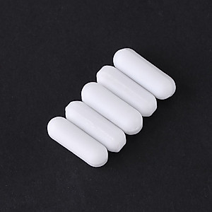 5Pcs Type-C Stir Bars,5 * 15mm Magnetic PTFE Stir Bar,Lab Mixing Blending Equipment,High Temperature and Resistance,Low Temperature Resistance,No Adhesiveness,for Magnetic Mixer