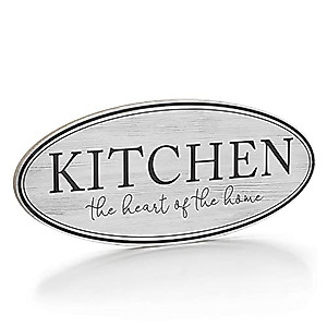 Barnyard Designs Rustic Wooden Kitchen Wall Decor Sign, Country Farmhouse Decoration for Your Home, Kitchen, or Dining Room, 16” x 7”