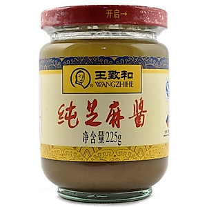 Wang Zhihe Pure Sesame Paste + Free one NineChef Spoon (1 Bottle)