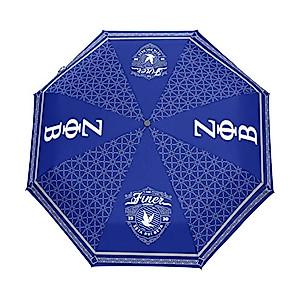 Bad Bananas BBGreek -Zeta Phi Beta Sorority Paraphernalia - Umbrella - Auto Open and Close - Official Vendor - The Finer Woman