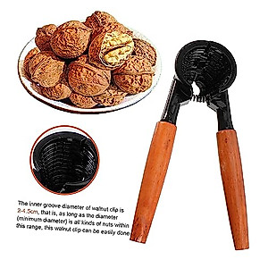KJHBV Butter Pecan Home Tools Crab Tools Vintage Walnut Chestnut Cutter Nuts Opener Tool Walnut Sheller Walnut Opener Walnut Pliers Pecans Bottle Opener Nutcracker Bamboo Walnut Shells