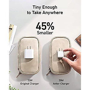 Anker USB C Charger 20W with 3ft USB-C to Lightning Cable, 511 Charger (Nano Pro), PD Durable Compact Fast Charger, for iPhone 14/14 Plus/14 Pro/14 Pro Max/13, Galaxy, iPad/iPad Mini