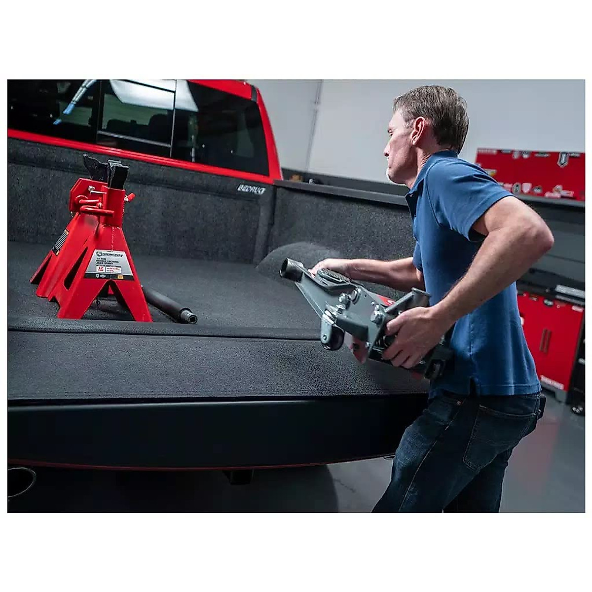 Bedrug Impact Bedliner | ILQ17LBK | Gray | Fits 2017 - 2022 Ford F-250, F-350 8" Bed (w/Spray In Bed Liner And No Liner)