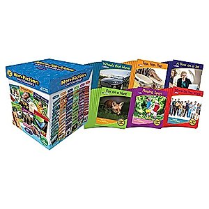 Junior Learning Beanstalk Books Letters & Sounds Non-Fiction Decodables Boxed Set, Set 1, Multicolor