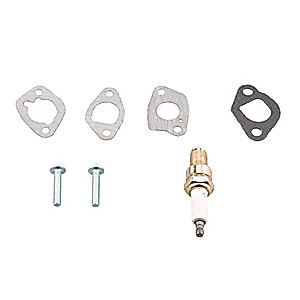 JJing Ignition Coil Spark Plug Kit for Honda GX160 GX200 GX120 GX110 GX140 Harbor Freight 212cc 173cc R210 Engine Go Kart Champion Generac 163cc 196cc 208cc 212cc Engine Power Equipment