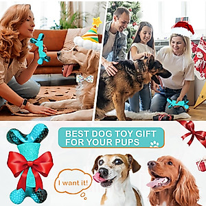 FRLEDM Dog Toys for Aggressive Chewers Indestructible Dog Toys Durable Dog Chew Toys for Large/Medium Breed, Real Bacon Flavored Best Dog Toys to Keep Them Busy