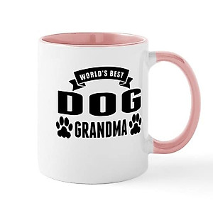 CafePress Worlds Best Dog Grandma Mugs Ceramic Coffee Mug, Tea Cup 11 oz