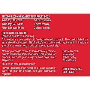 Purina Alpo Dental Chews 10 Count (Pack of 3) Small/Medium Daily Dental Dog Snacks