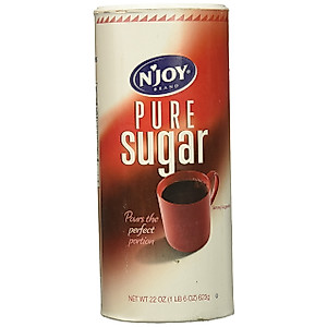 N'JOY Pure Cane Sugar - 16 oz. Canisters