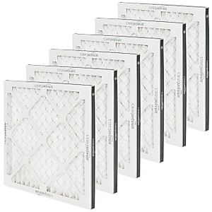 Amazon Basics Merv 11 AC Furnace Air Filter - 14'' x 14'' x 1'', 6-Pack