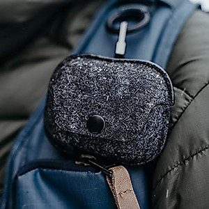 Oakywood Felt Case Compatible with AirPods Pro, Cozy Woolen Fabric Material Protective Cover, Shock Proof Case for Charging Case (Anthracite)