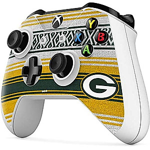 Skinit Decal Gaming Skin Compatible with Xbox One S Controller - Officially Licensed NFL Green Bay Packers Trailblazer Design