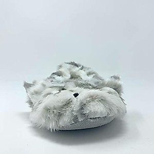 JYinstyle Women’s Slippers, Comfy Fleece Memory Foam Funny Animal Slippers, Fuzzy Plush Lining Slip-on House Shoes