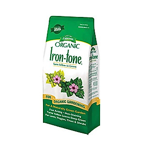 Espoma Iron-Tone Plant Food, Natural & Organic Fertilizer, Iron Supplement, Turns Yellow to Green, 5 lb, Pack of 2
