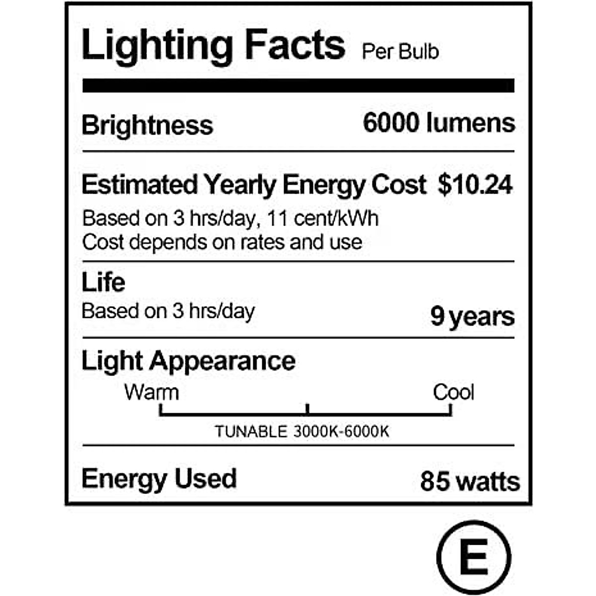 2Pack 85W Photography Light Bulb 3000-6000K Dimmable Tricolor LED Bulbs for Softbox Bulb in E27/26 Socket for Photography Photo Video Studio Lighting