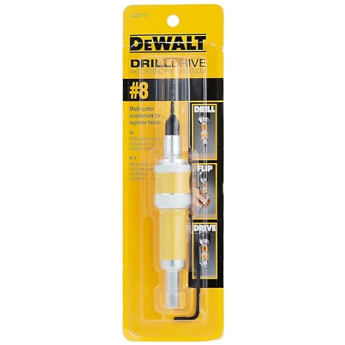 DEWALT DW2701 #8 Drill Flip Drive Complete Unit , Yellow