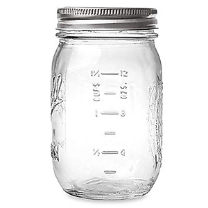 Ball Regular Mouth 16-Ounces Mason Jar with Lids and Bands (12-Units), 12-Pack, AS SHOWN