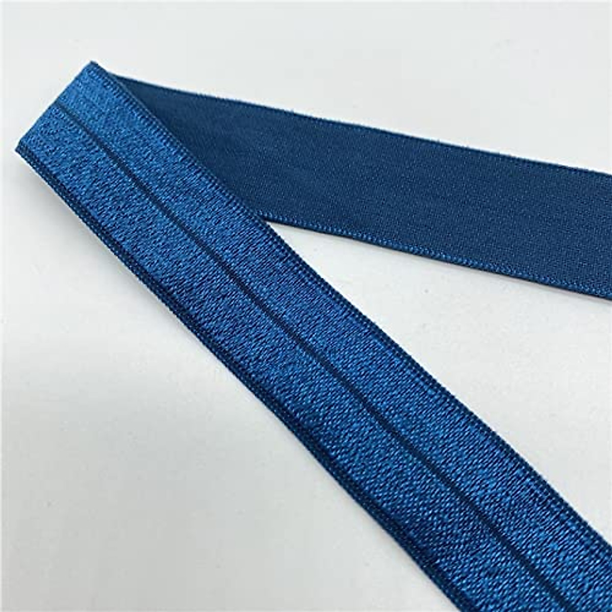 8 Yards 0.8 Inch Elastic Ribbon for Sewing Multicolor Fold Over Spandex Elastic Band Lace Trim Waist Band Garment Accessory