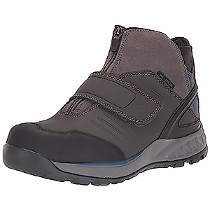 Propét Men's Valais Hiking Boot, Grey/Blue, 10.5 XX-Wide