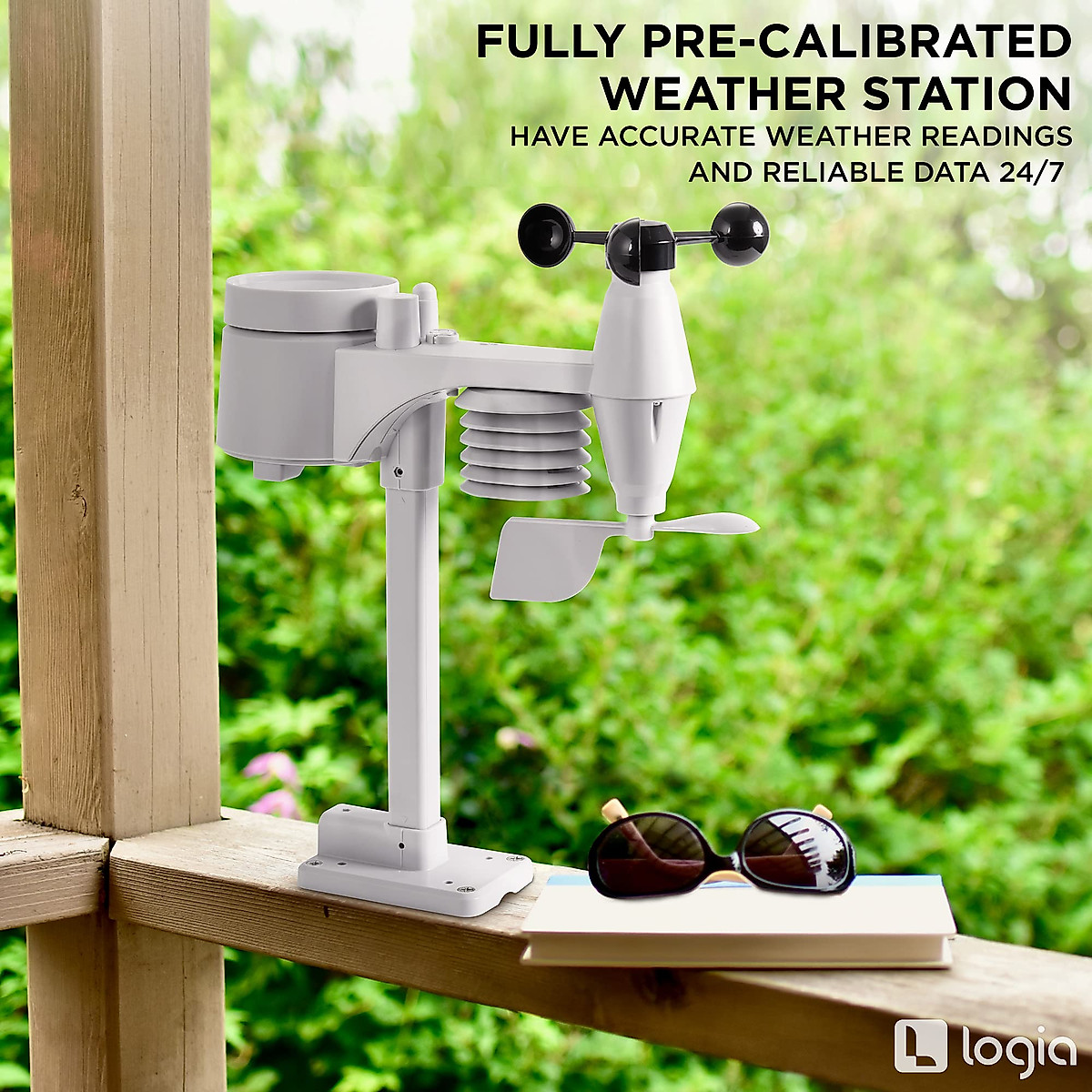 Logia 7-in-1 Weather Station - Accurate Home Monitoring