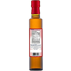 PIETRO CORICELLI: Natural Red Pepper Flavored Extra Virgin Olive Oil (EVOO) | Cold Pressed | Condiment of Mediterranean Cuisine | Add Rich Flavor to your Gourmet Dishes (250ML 8.45 FL OZ)