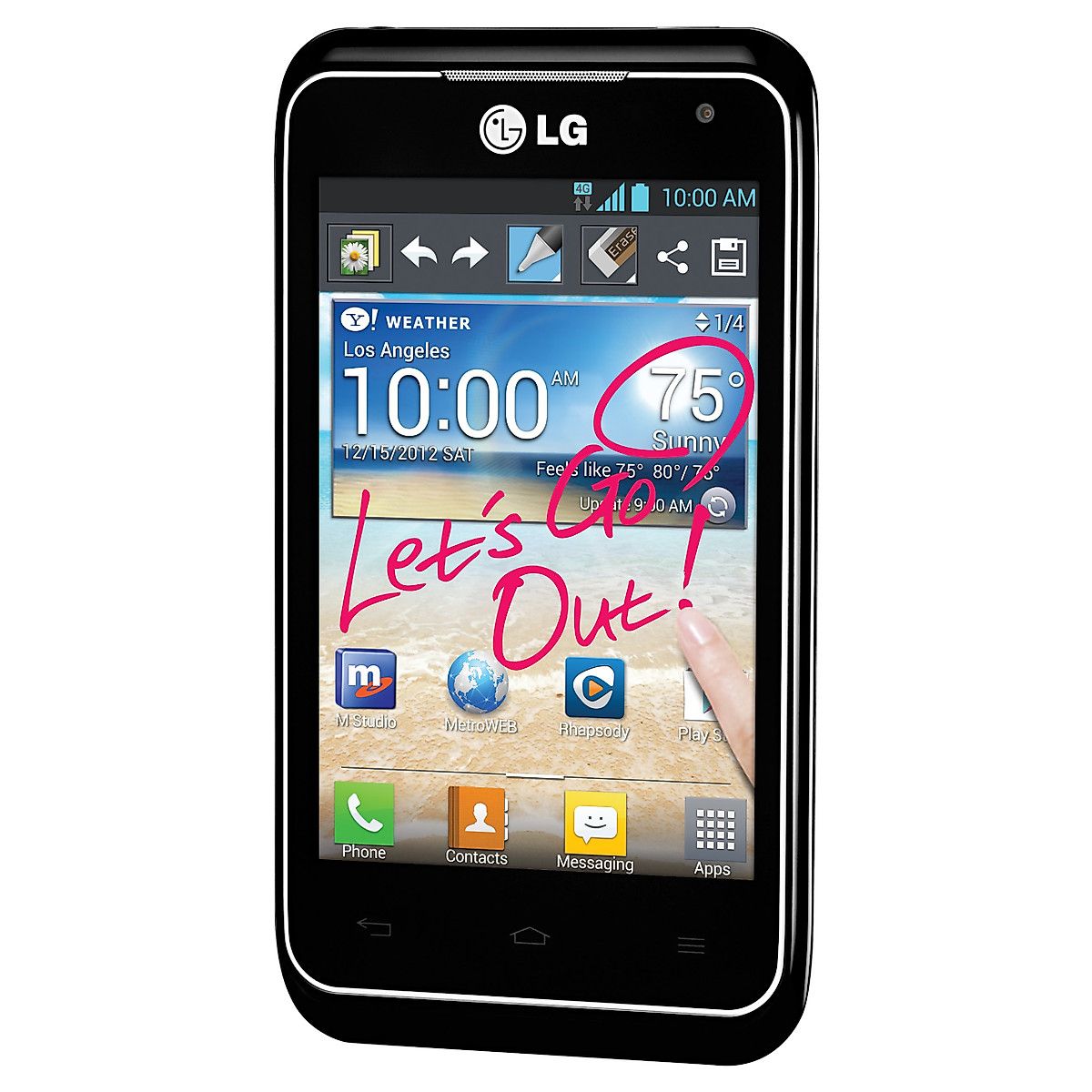 LG Motion 4G LTE Prepaid Android Phone (MetroPCS)