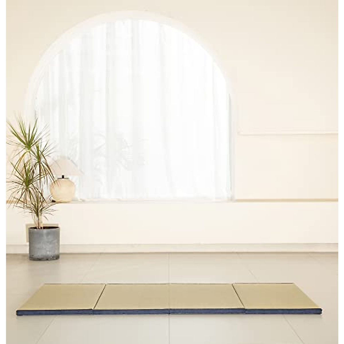 MustMat Tatami Mat Twin XL Japanese Tatami Floor Mattress Rush Grass Tatami Bed with Storage Bag 39 x80 x1.4 in (Blue)