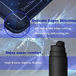 sabermaster Card Rubber Mat - 2 Player, Square playmat for Gamer 60x60cm/23.6x23.6inch