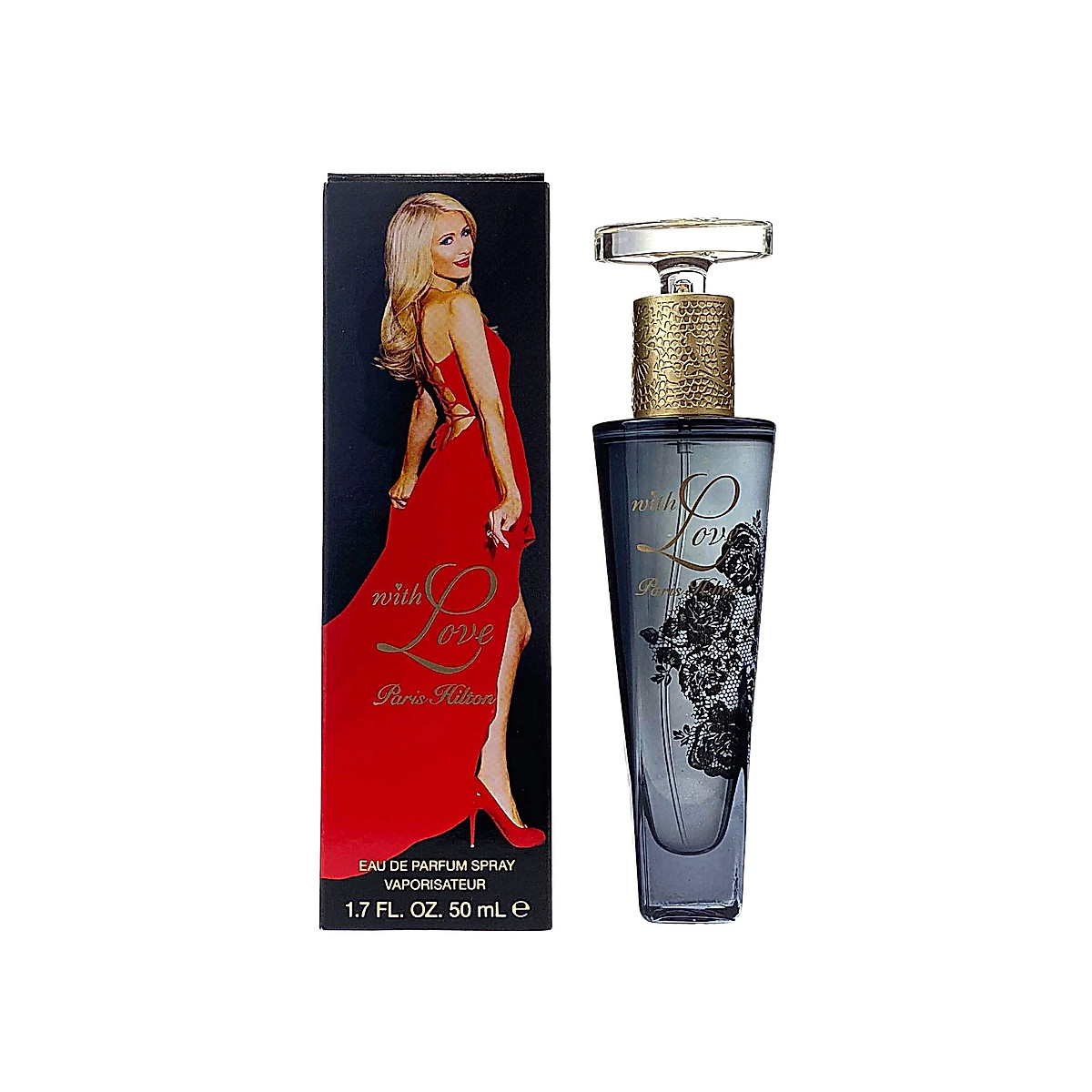 Paris Hilton with Love for Women Eau de Parfum Spray, 1.7 Ounce