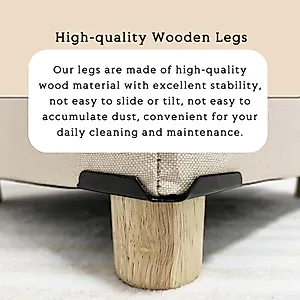 Wamnexti 30Inch Cube Storage Ottoman with Legs, Foldable Large Ottomans with Storage Foot Rest Footstool Bench for Living Room Bedroom, Velvet Brown