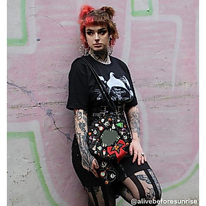 Loungefly Disney Nightmare Before Christmas Wreath String Lights Glow Crossbody Bag