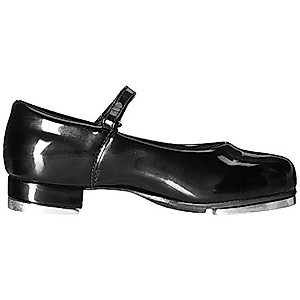 Leo Baby-Girl's Rhythm TAP Dance Shoe, Black, 10 Medium US Toddler