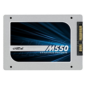 (OLD MODEL) Crucial M550 128GB SATA 2.5" 7mm (with 9.5mm adapter) Internal Solid State Drive - CT128M550SSD1