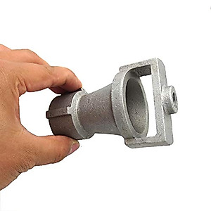 Meter Star Inlet 1" BSP and Outlet 1/4" BSP Thread Aluminium Sand Casting Venturi Burner Head Hardware Machining Industrial Heater or Boiler Gas Inlet Without Nozzle