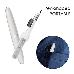 Bluetooth Earbuds Cleaning Pen, Multifunction Earphones Cleaner,in-Ear Headphones Cleaning Dust Removal Brush Pen, for Cleaning The Earwax,Dust in Bluetooth Headset Box,Camera and Mobile Phone