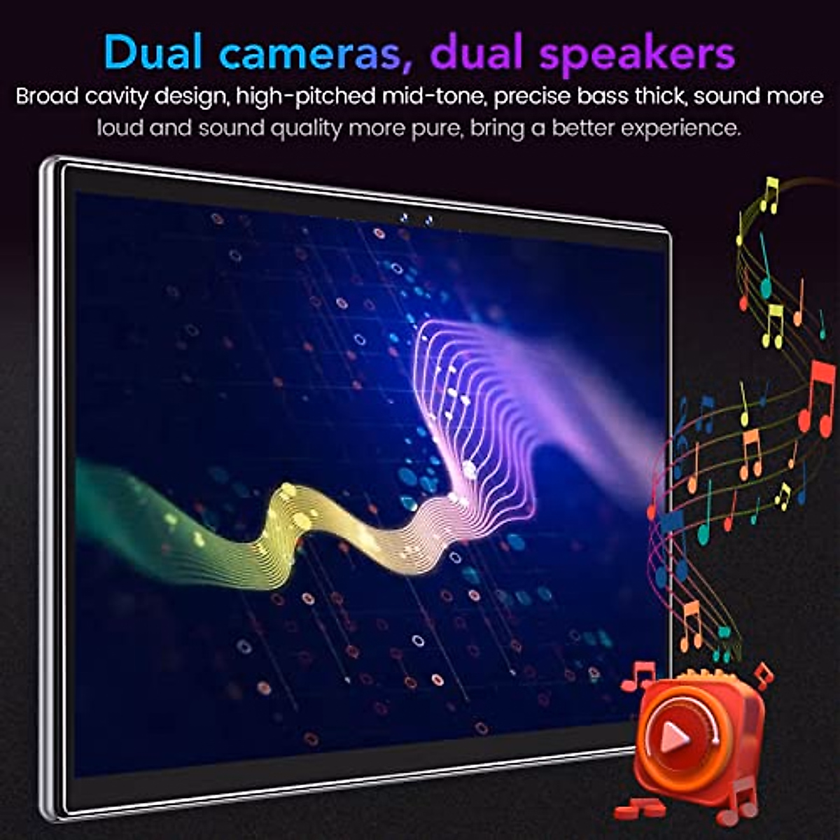 10.1 Inch Tablet 6GB RAM 128GB ROM IPS Home (US Plug)