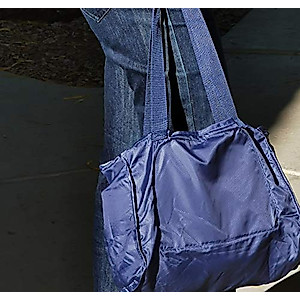 Travel Lite FOLDABLE LIGHTWEIGHT DURABLE WATER RESISTANT TRAVEL BACKPACK | PACKABLE BACKPACK | DAYPACK (Navy Blue)