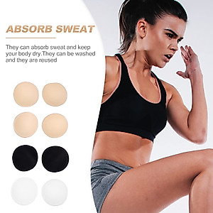 KESYOO 4Pairs Padded Bra Insertss Bra Pads Bra Inserts Push up Cup Push Up Sports Bra Pad Enhancer Shaper for Women Girls